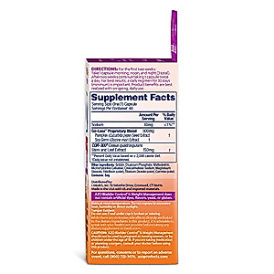 AZO Bladder Control with Go-Less® & Weight Management Dietary Supplement | Helps Reduce Occasional Urgency* | Promotes Healthy Metabolism* | Supports a Good Night’s Sleep* | 48 Capsules