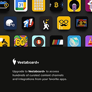 Vestaboard Message Board - Flagship Black - Inspire From Anywhere With The Award-Winning 42” Split-Flap Display