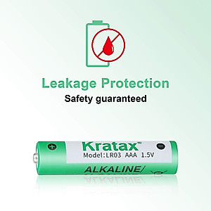 Kratax 24 Count AAA Alkaline Batteries AAA Alkaline Batteries, Long-Lasting, All-Purpose Triple A Battery for Household and Business