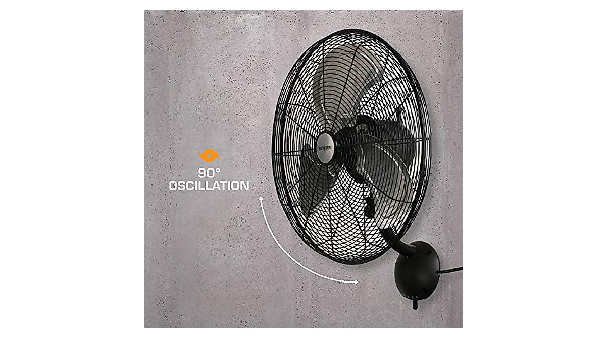 Hurricane 20 Inch Wall Mount Fan - High Velocity Power