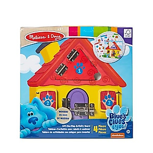 Melissa & Doug Blue’s Clues & You! Wooden Activity Board with Clue Cards - FSC Certified