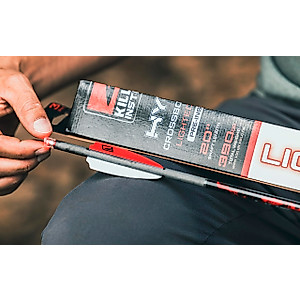 Killer Instinct Lighted Hypr Bolts 3 Pack. These Crossbow Bolts are Designed for Maximum Performance. Advanced Carbon Construction for The Toughest Prey.