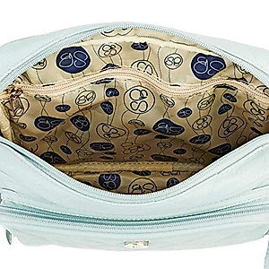 Samantha Brown RFID Protected Quilted Crossbody Bag - Blush