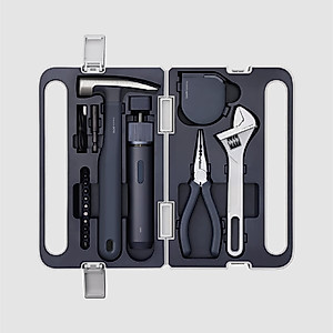 HOTO Electric Screwdriver Tool Set, High-end Tool Kit, Outstanding Appearance, Compact & Portable, Minimalism Design, Hidden Buckle, Safe & Practical, High-end Tools Kit for Home Repairs/Daily Use