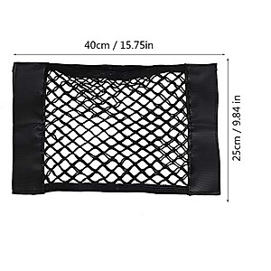 2Pcs Trunk Storage Storage Bag Interior Organizer Bag of car Trunk Mesh mesh Rear seat Storage Bag Holder Pocket