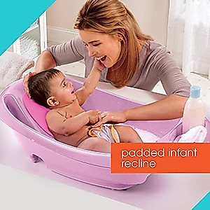 Summer Infant Splish 'N Splash Newborn to Toddler Bath Tub, Pink