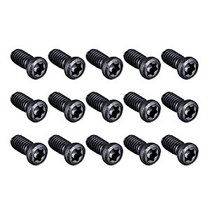 uxcell M4x10mm Torx Screws for Replaces Carbide Insert CNC Lathe Tool 12.9 Grade Carbon Steel 15pcs