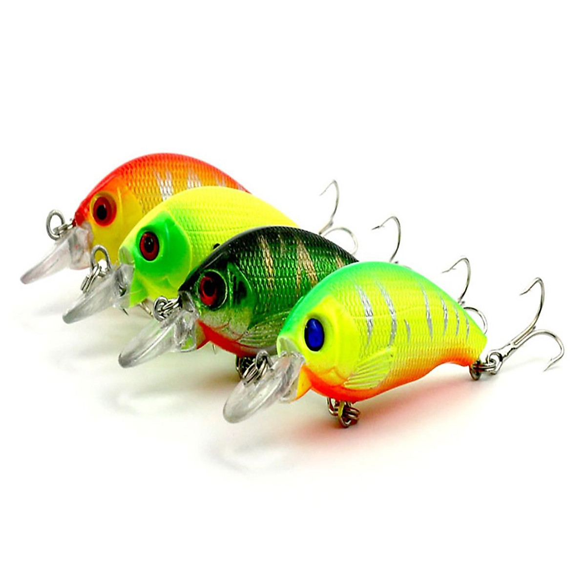 Topconcpt 275-Piece Fishing Lure Kit - Frogs, Spoons, Grasshoppers - for Bass, Trout, Salmon