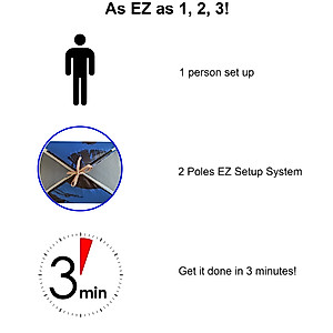 KidzAdventure 2 in 1 Kids Play Tent for Camping | 1 – 2 Person Backpacking Tent | Ultralight Indoor & Outdoors Tents – Adventure Theme