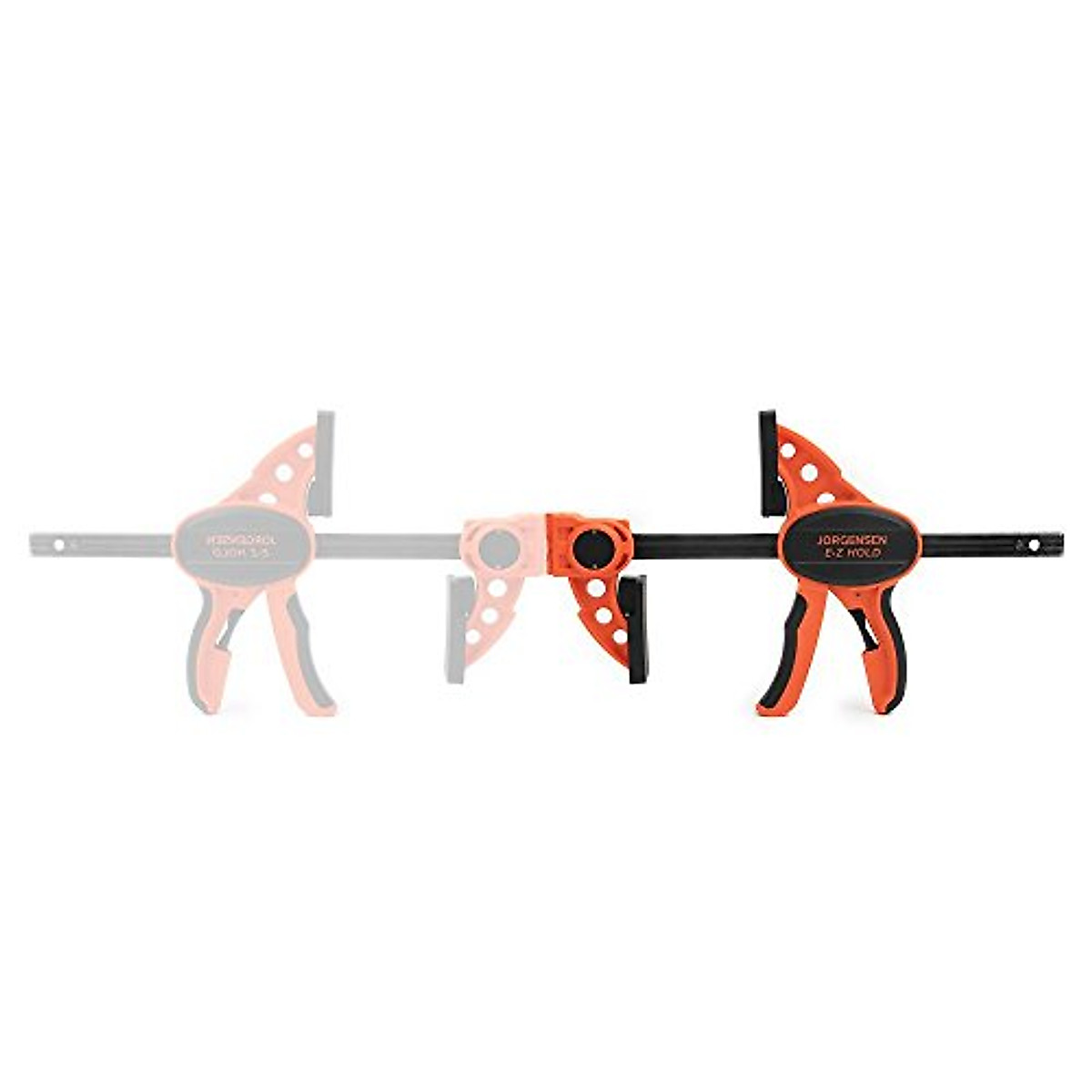 Pony Jorgensen 33406 ISD-3 6-Inch One-Handed Clamp, Orange