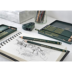 Faber-Castell 9000 Graphite Sketch Pencil Sets Art 8B - 2H set of 12