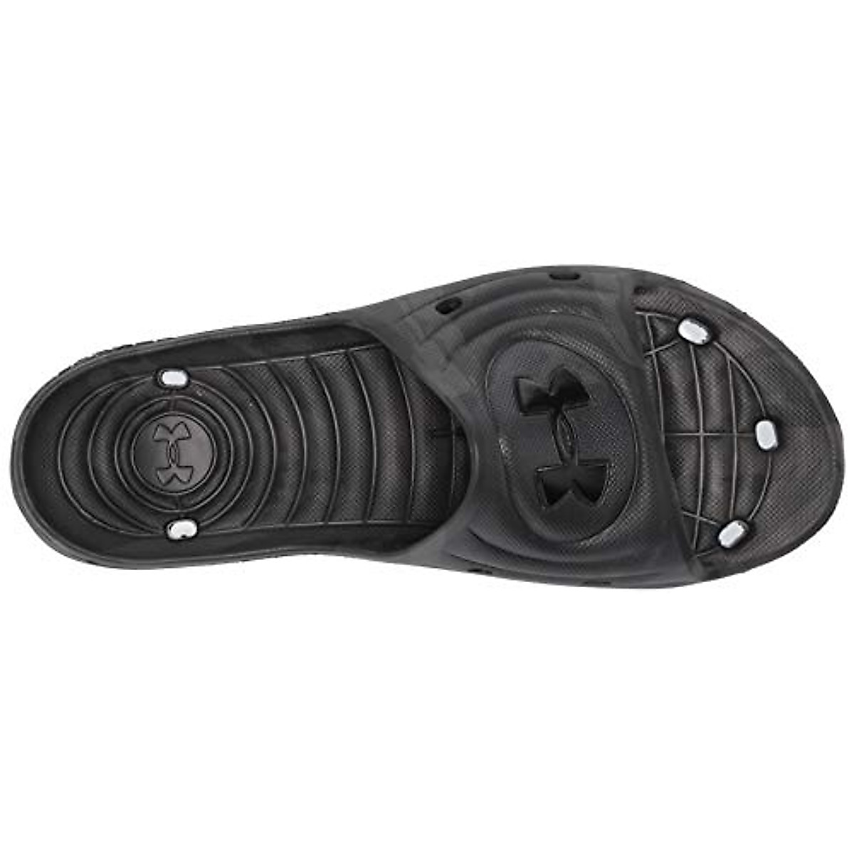 Under Armour Men's Locker Camo, Black (002)/Jet Gray, 8 M US