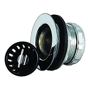 JR Products 9490-215-022 Shower Strainer with Basket and Rubber Washer