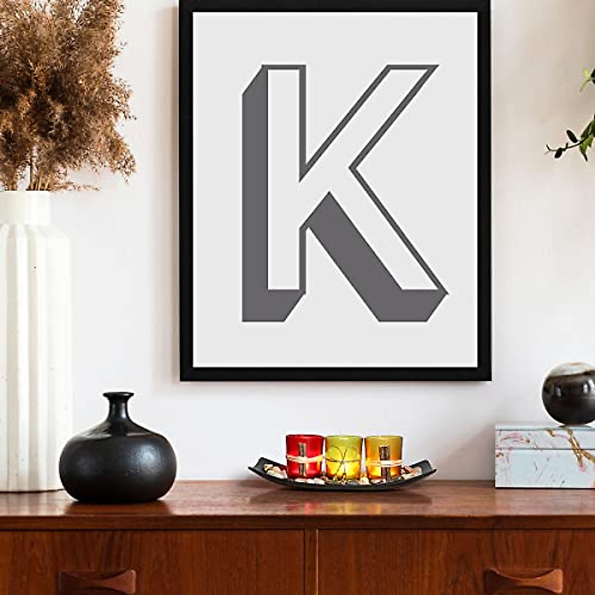 LETINE Candle Holders Set Fit in LED Lights. Centerpieces for Coffee Table, Bathroom Decor. Decorations for Farmhouse & Modern Style Bed Room for Women, Men