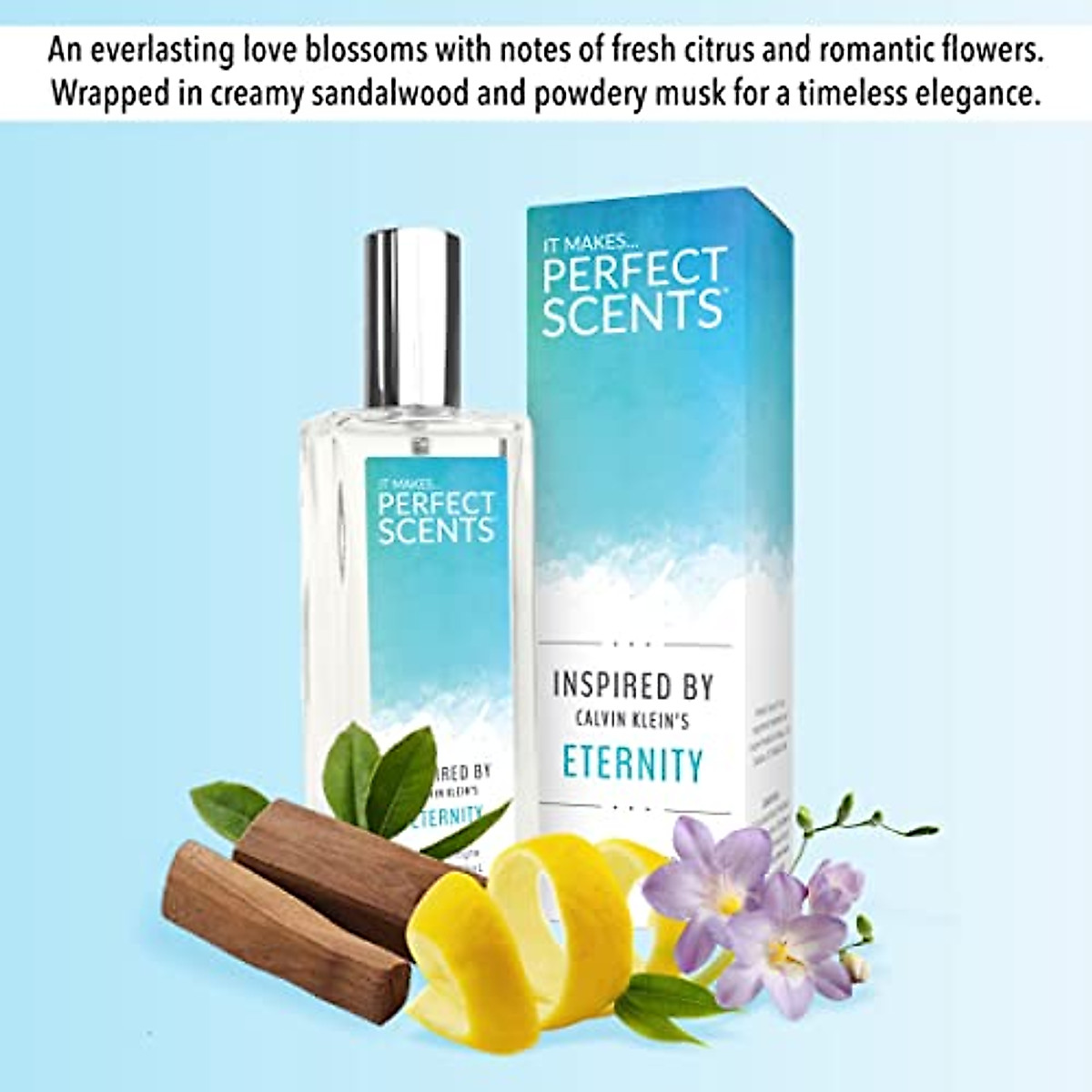 Perfect Scents Fragrances | Eternity | Women’s Eau de Toilette | Vegan, Paraben Free | Never Tested on Animals | 2.5 Fluid Ounces