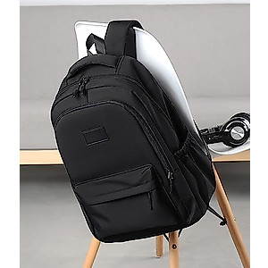 BESYIGA Unisex 25L Travel Backpack with Laptop Compartment Large Capacity Carry On Pack Bag for College Work