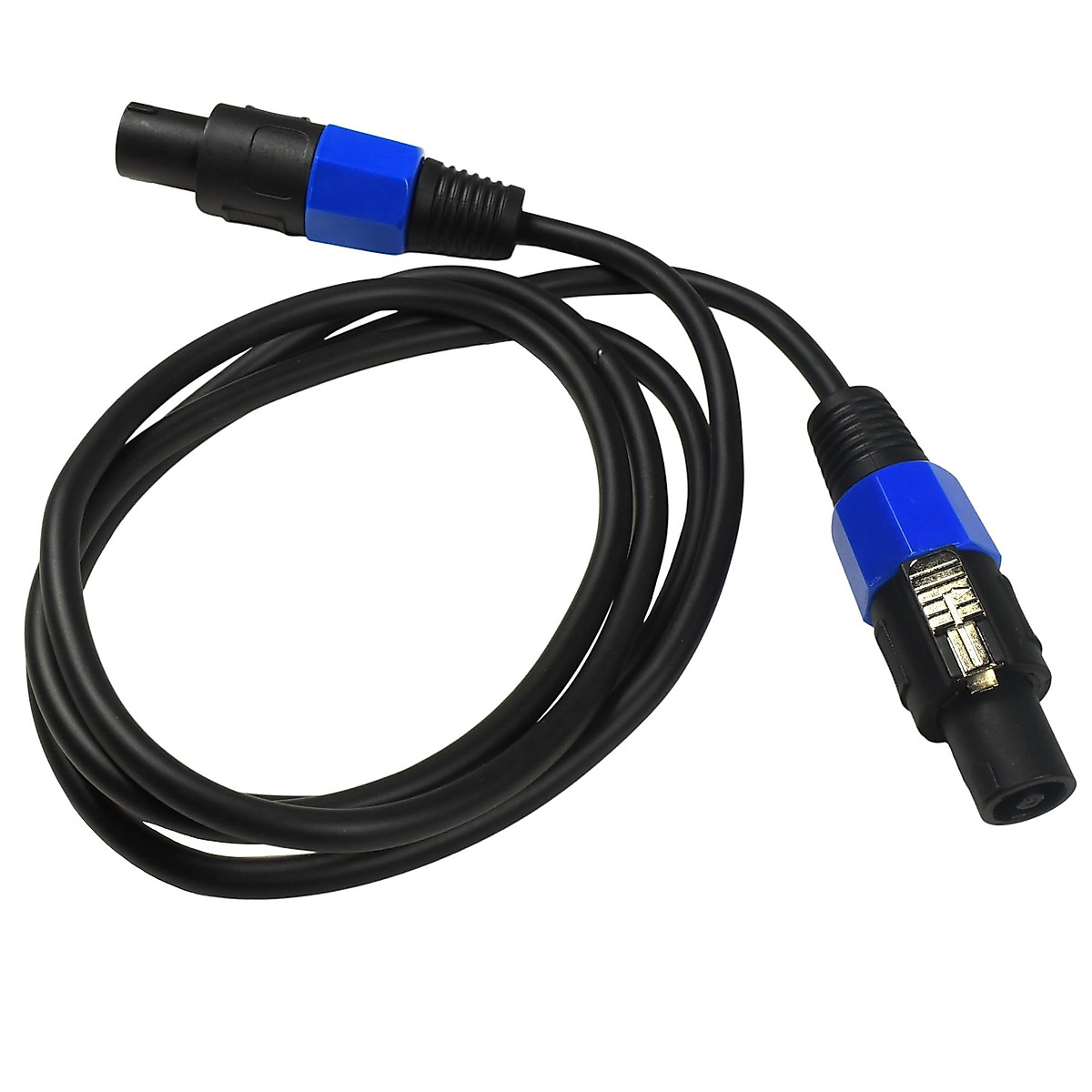 HQRP 6ft Speakon to Speakon (M/M) Cable for Ashdown CL-115 Bass Amplifier Cabinet; for Behringer Classic BVT5500H Bass Amp Head/Europower PMP6000 Powered Mixer