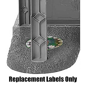 Barbie Replacement Parts Dreamhouse ~ FHY73 - Includes 9 Replacement Labels for The Dreamhouse Adventure Dollhouse