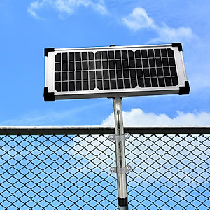 10 Watt Solar Panel Kit Replace FM123 for Mighty Mule Automatic Gate Openers Electrical Fence