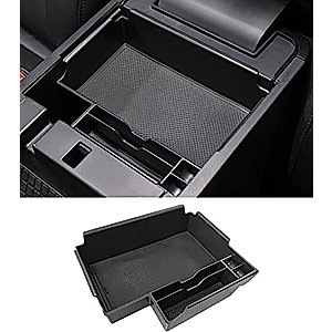 Vesul Center Console Organizer Storage Tray Compatible with Ford Explorer 2020 2021 2022 2023 2024 Armrest Box ABS Tray Insert Organizer Glove Pallet