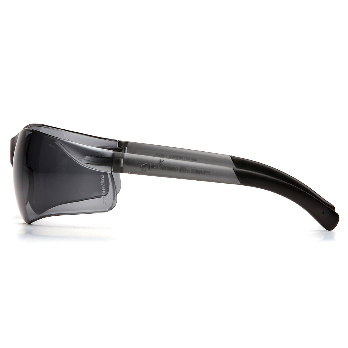 (12 Pair) Pyramex Mini Ztek Glasses Gray Frame/Gray Lens (S2520SN) by Pyramex