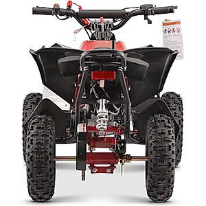 MotoTec Renegade 40cc 4-Stroke Kids Gas ATV Red