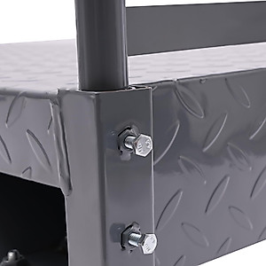 YIYIONCE U-Boat Cart 2000LBS Heavy-Duty Platform Truck Narrow Storage Cart Steel U-Boat Platform Truck Dolly with 6 Casters Industrial Hand Trucks for Warehouse | US Stock (51" L x 16" W x 65" H)