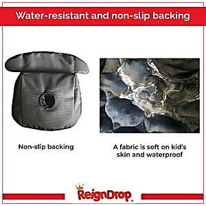 ReignDrop Piddle Pad Car Seat Protector for Toddler and Baby Potty Training – Waterproof Car Seat Pee Pad – Reusable Liner – Soft Velvet Exterior – Non-Slip Back – with Wash Bag – Machine Washable