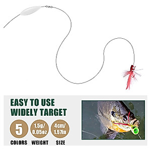 OROOTL Fly Fishing Dry Flies Kit, Fly Popper Lures Foam Float Popper Fly Fishig Lure Colorful Topwater Popping Bug Flies for Panfish Bluegill Bass Sunfish Trout Salmon