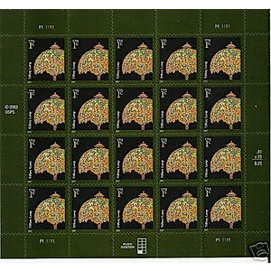 TIFFANY STAMP Lamp Pane 100 x 1 One .01 Cent US Unted States Postage stamps