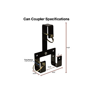 Garbage Commander The Original Can Couplers to Hook Multiple Wheeled Trash Containers