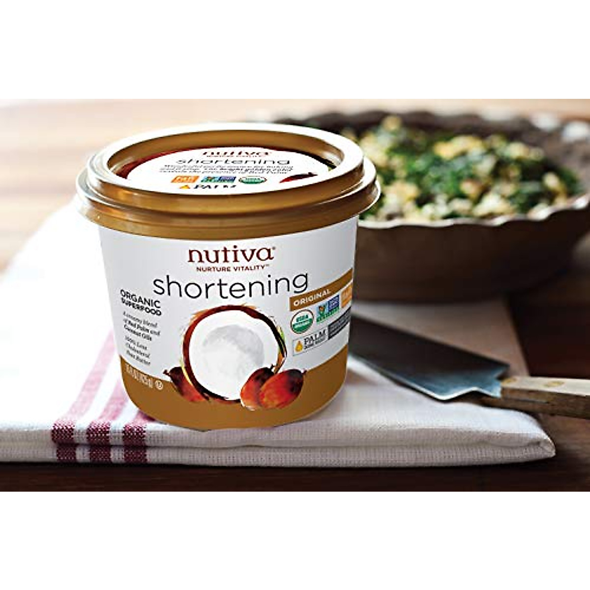 Nutiva Organic Shortening, Original, 15 oz