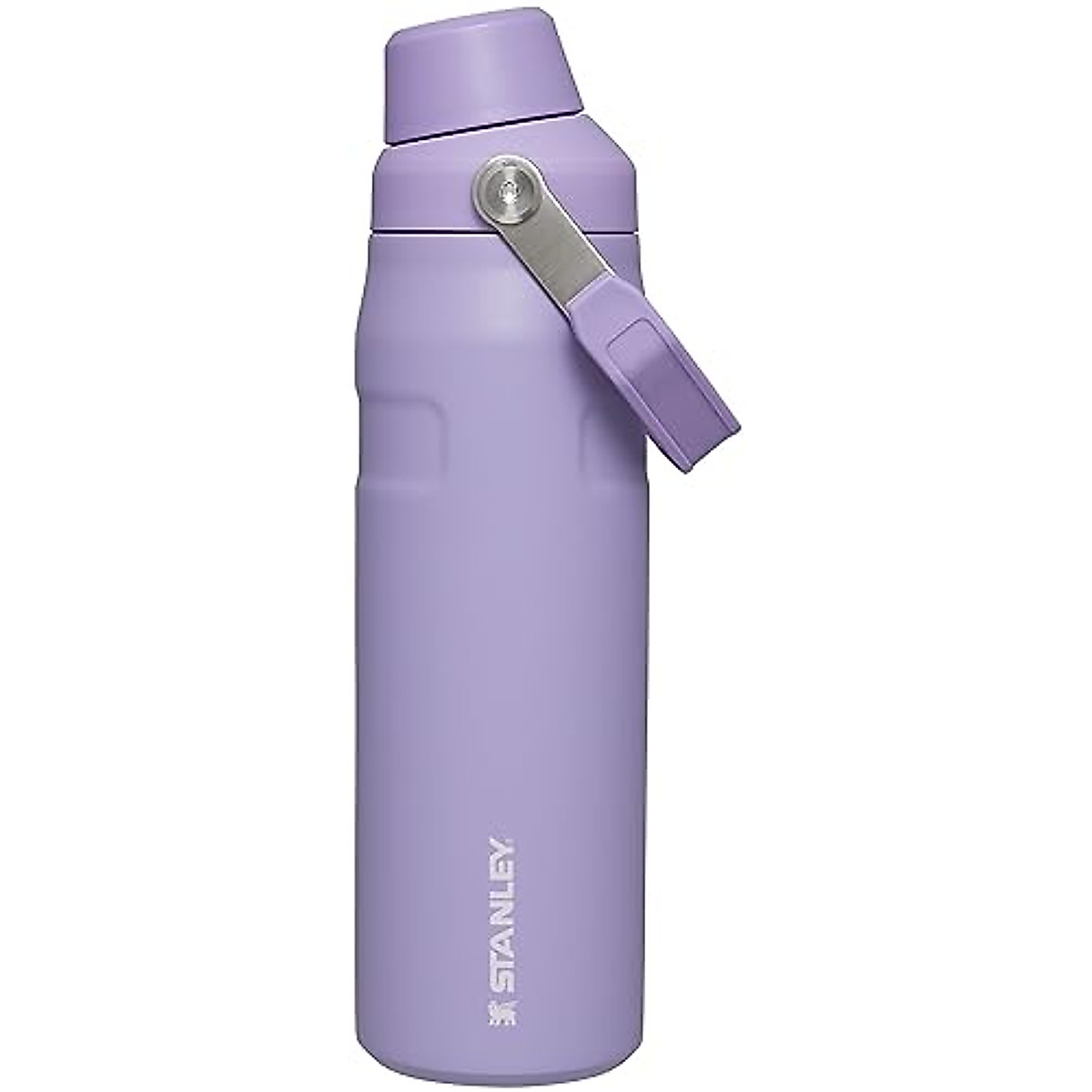 Stanley IceFlow Fast Flow Water Bottle 24 OZ | Angled Spout Lid | Lightweight & Leakproof for Travel & Gym | Insulated Stainless Steel | BPA-Free | Lavender