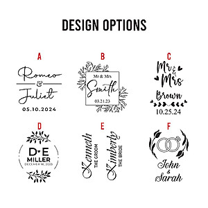 Set of 2 Custom Champagne Flutes - Customized Wedding Champagne Glasses - Personalized Bride & Groom Champagne Flutes for Mr & Mrs - Champagne Coupe Glasses - Unique Wedding Gift Idea - 6 Designs