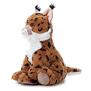 The Petting Zoo Bobcat Stuffed Animal, Gifts for Kids, Wild Onez Zoo Animals, Bobcat Plush Toy 12 inches