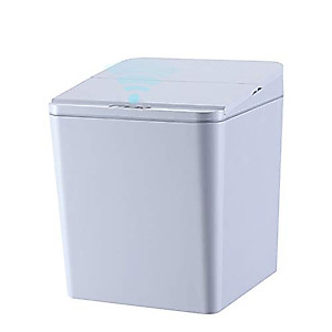 WPYYI Automatic Touchless Intelligent Induction Motion Sensor Kitchen Trash Can Wide Opening Sensor Car Waste Garbage Bin ( Color : E , Size : 6L )