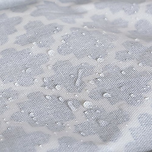 DII Laundy Collection, PE Coated Collapsible Bin, Gray Lattice, Laundry Hamper