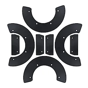 Huthbrother HS35 Snowblower Rubber Paddles, Compatible with Honda - Replaces 1003375 1003391 72521-730-003 72552-730-003, 8 Piece Set