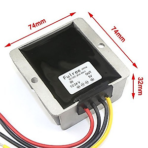 DROK® 20A 100W High Current DC Buck Converter 10-35V 12V/24V to 5V Car LED/Solar Energy Regulated Power Supply