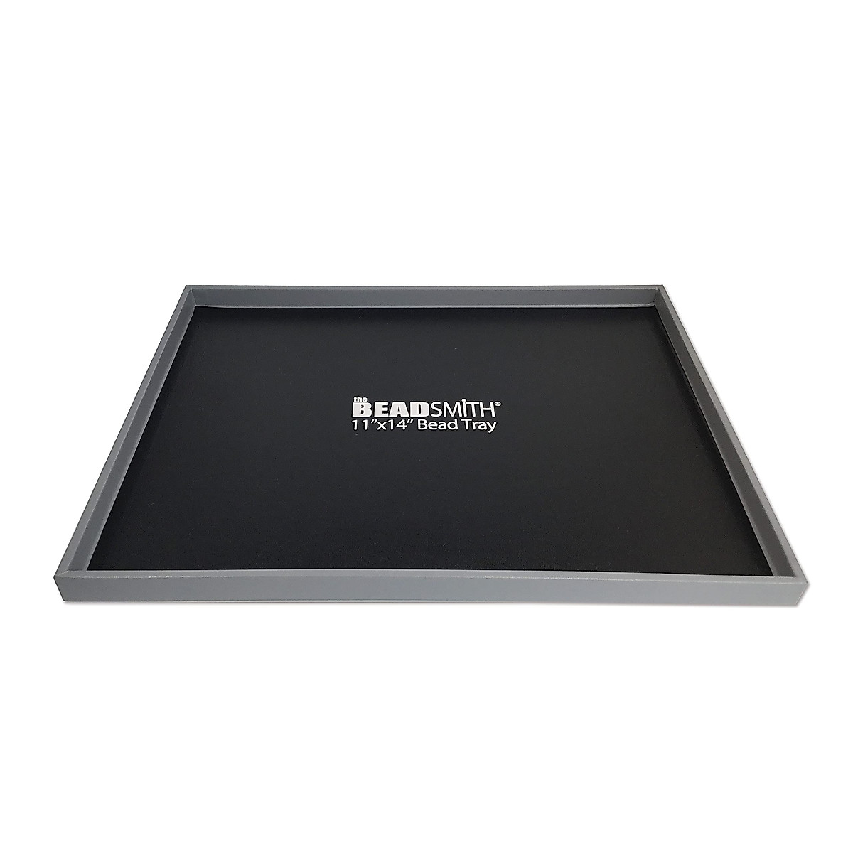 The Beadsmith Bead Mat Tray – Portable Workstation – 11.5” x 14.5” x 0.5” – Lightweight Tray for Holding Bead Mats, Beads and Jewelry Storage – Easy to Transport