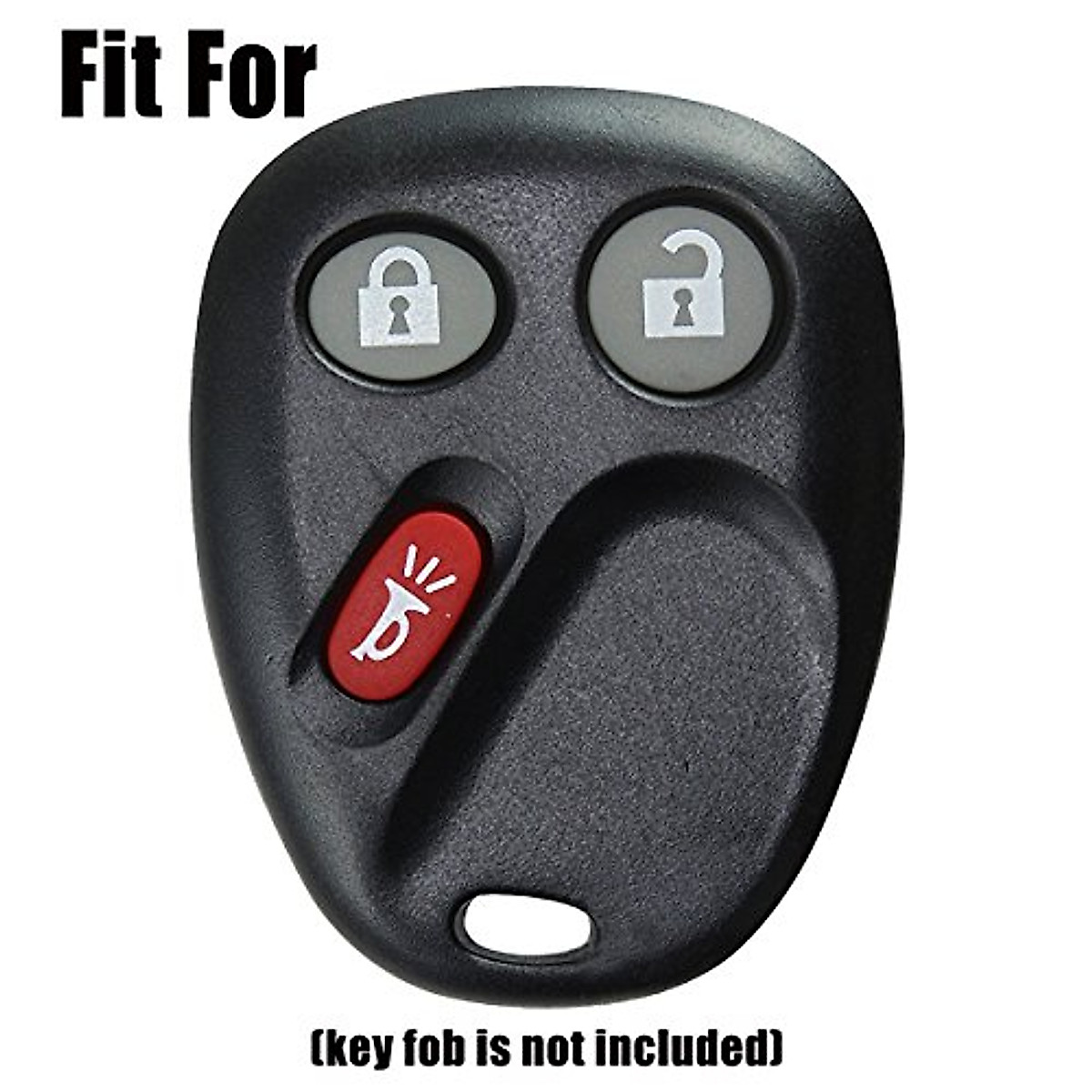 Coolbestda Rubber Smart 3buttons Key Fob Cover Remote Case Keyless Protector Jacket for LHJO11 Chevrolet Chevy Sivlerado 1500 2500 Equinox Tahoe Suburban Sierra Yukon Cadillac Escalade