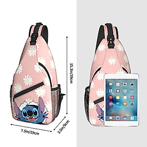 Lingtoolator r Women Men Fanny Pack for Teenager Cute Crossbody Bag Purse Backpack Anime Chest Bags Travel Hiking