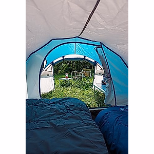 Coleman Cortes 3 Tent, 3 Man Tent, 1 Bedroom Hiking Tent, Absolutely Waterproof Lightweight Camping Tent with Sewn-in Groundsheet, Blue
