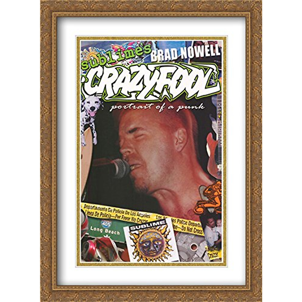 Sublime - Crazy Fool 2x Matted 28x40 Large Gold Ornate Framed Art Print