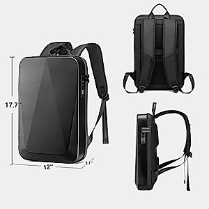 TASKITERY Gaming Laptop Backpack 15.6-Inch Laptop,Anti Theft Waterproof Hardshell Backpack with USB Port and TSA lock,Fashion Laptop Backpack for Men for College/Travel/Business/Officel(Black)