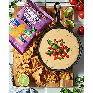 Mr. Tortilla Chips – Low Carb, Dairy Free, Keto, Vegan, Healthy Snack Crisps, 10g of Protein per Bag – High Fiber, Small Batch – 3 Net Carbs Per Serving - Multigrain & Sea Salt 2oz Bags, 4-Pack