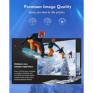 DMGE 201X Toner Cartridges 4 Pack - High Yield Replacement for HP 201X Black HP 201X 201A Compatible with HP Color Laserjet Pro MFP M277dw Toner,M252dw Toner,M277 M252 Series Printer