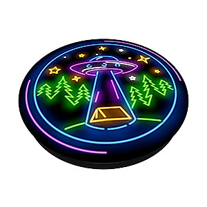 Cool Camping Stuff & Gear Alien Abduction for UFO Hunters PopSockets Swappable PopGrip