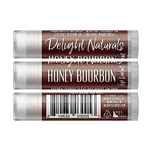Delight Naturals Honey Bourbon Lip Balm - Single Tube