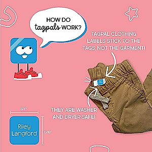 InchBug TagPal Clothing Labels - (Dino-Mite)